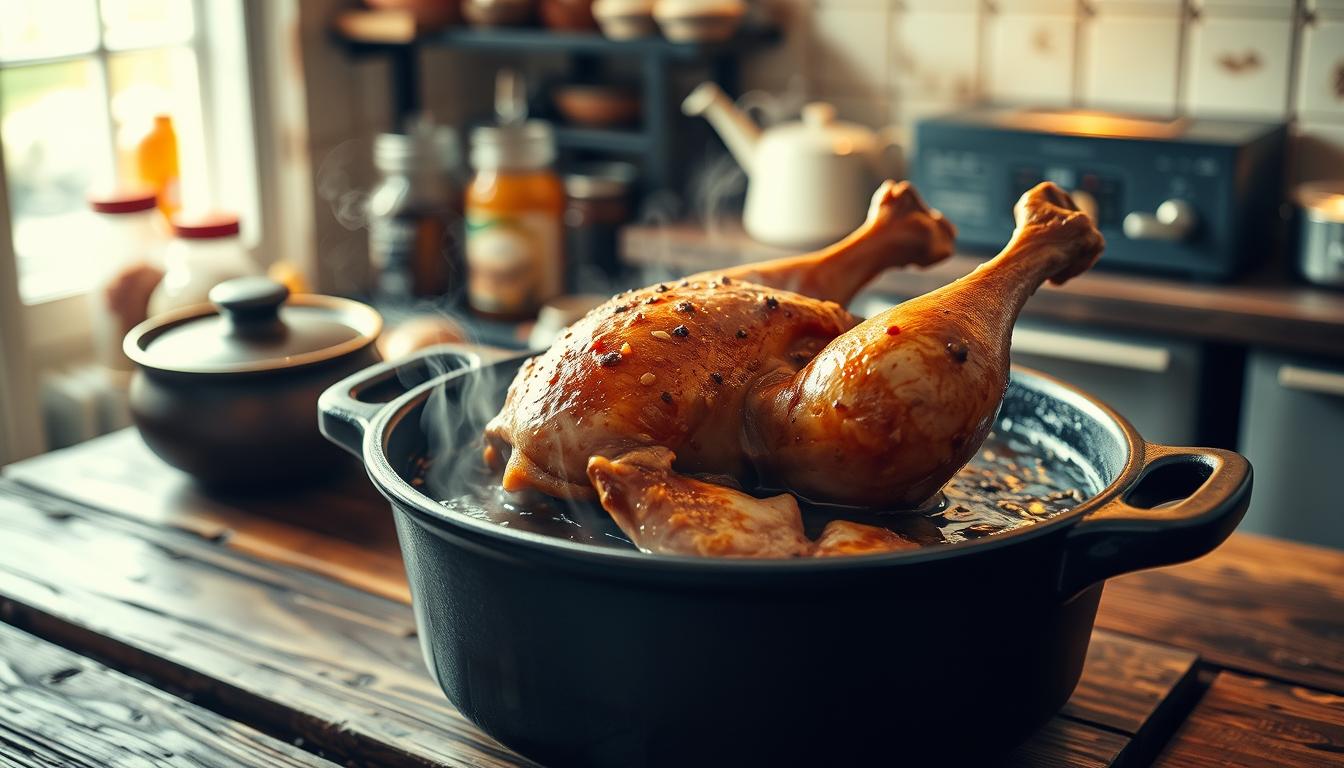 How To Slow-Cook Chicken Legs For Fall-Off-the-Bone Tenderness